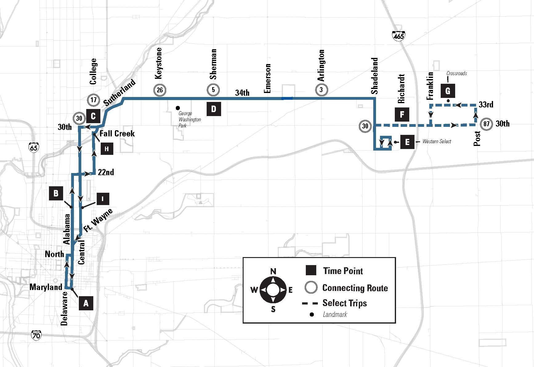 2 - East 34th St - IndyGo