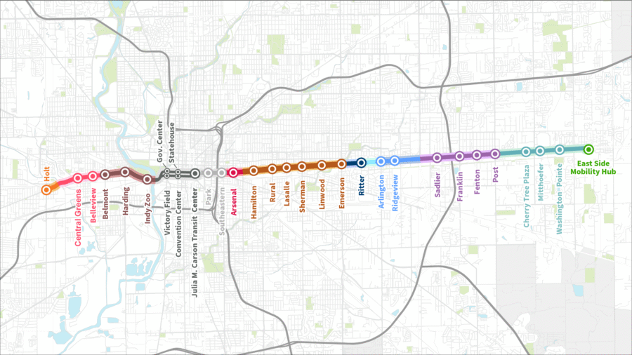 Blue Line Construction - IndyGo