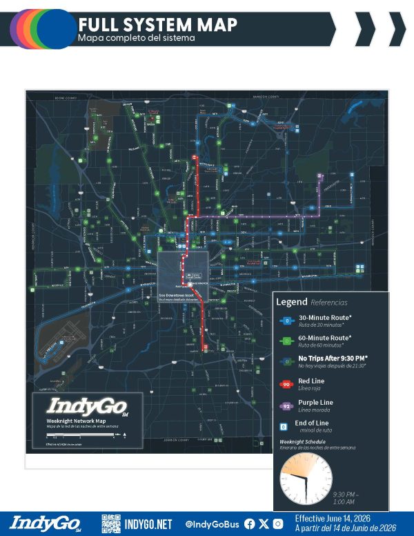 IndyGo System Map - IndyGo